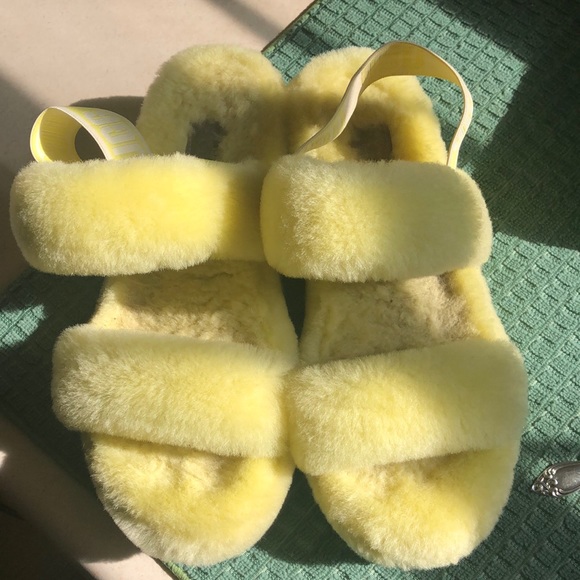 UGG | Shoes | Ugg Fuzzy Sandals | Poshmark
